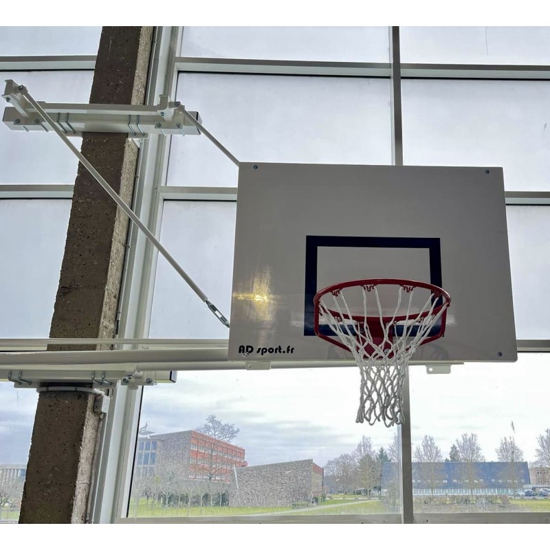 Panier de basket mural rabattable, tête fixe - Matériel de terrain de ...